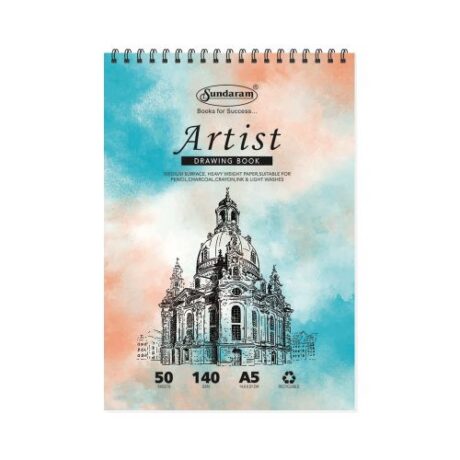 Artist A5 Drawing Book | 100 Pages 140 GSM Sketchbook